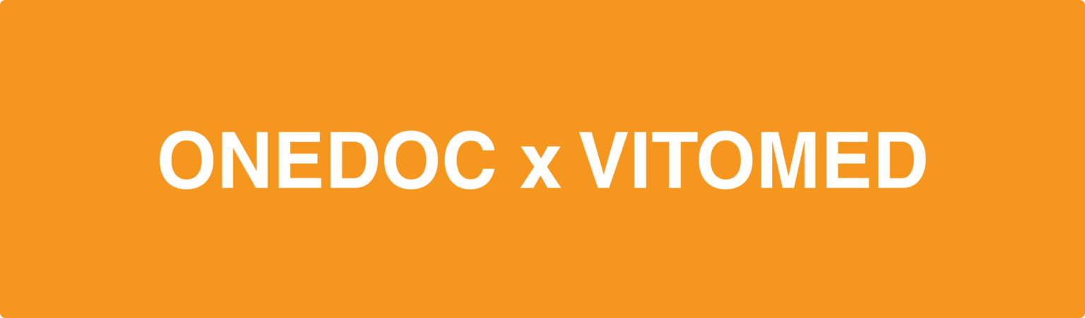 Synchronizing your Vitomed software with OneDoc Pro