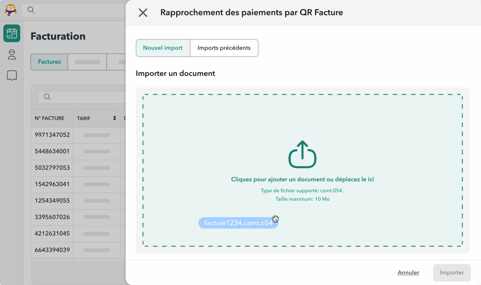 OneDoc Invoice: automatic bank reconciliation